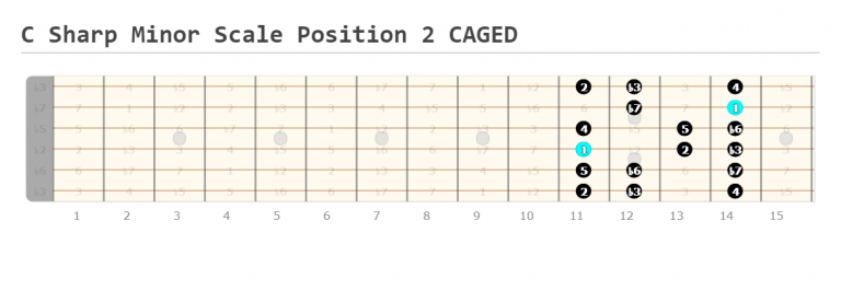C Sharp Minor Scale Guitar Lesson (C#) | How to Play - Guitarfluence ...